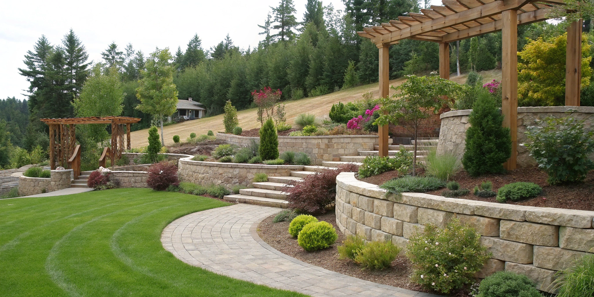 Retaining Walls by GRC Property Management in Pensacola FL